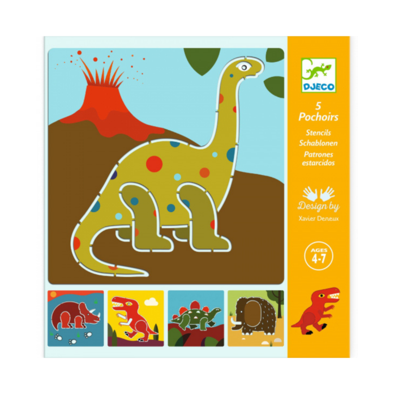 Šabloonid joonistamiseks "Dinosaurused" - sulin.ee